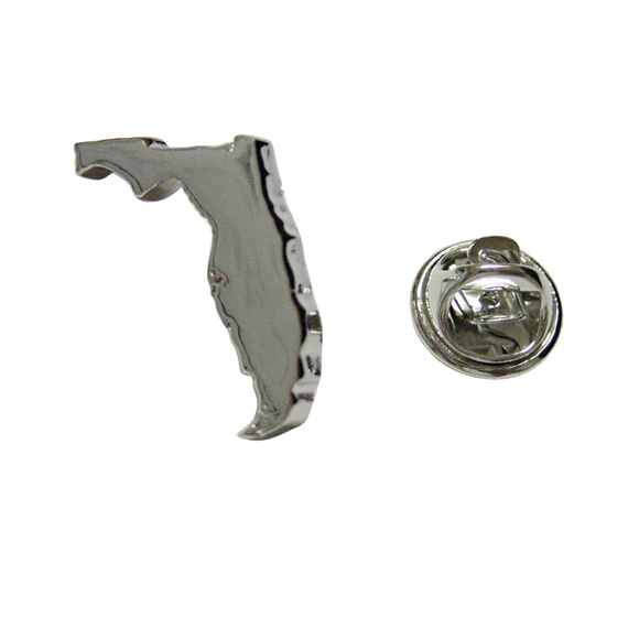 Kiola Designs | Accessories | Florida State Map Shape Lapel Pin | Poshmark